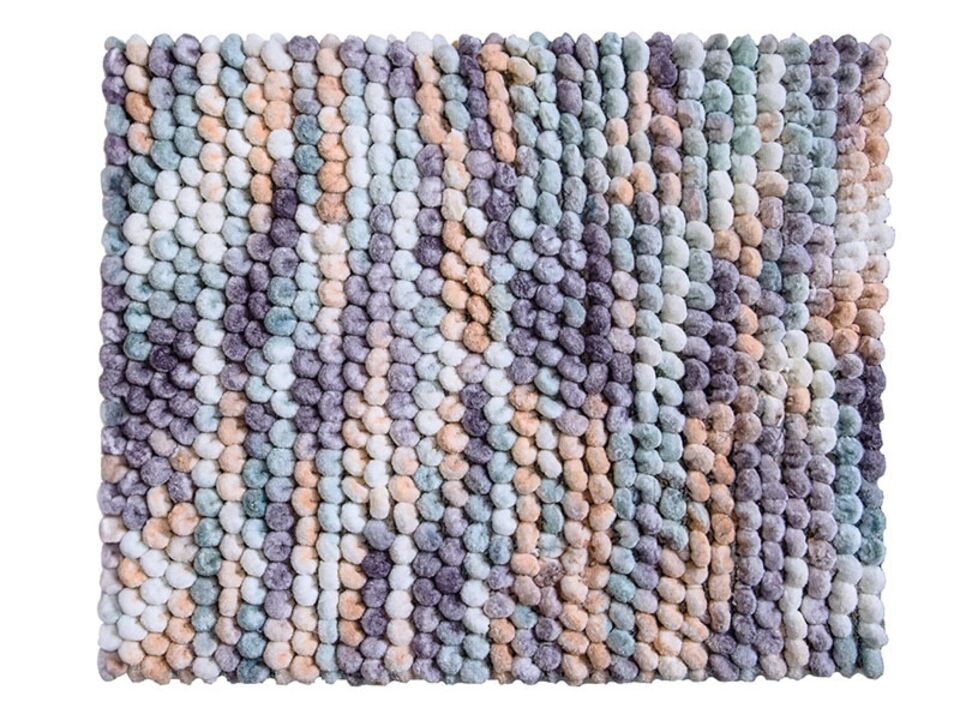 Předložka koupelnová Punto 50x60 cm, stříbrná taupe | UNI HOBBY ...