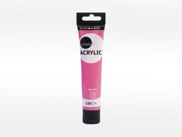 Barva akrylová Simply 75 ml, Neon pink | UNI HOBBY - rozumíme českým ...