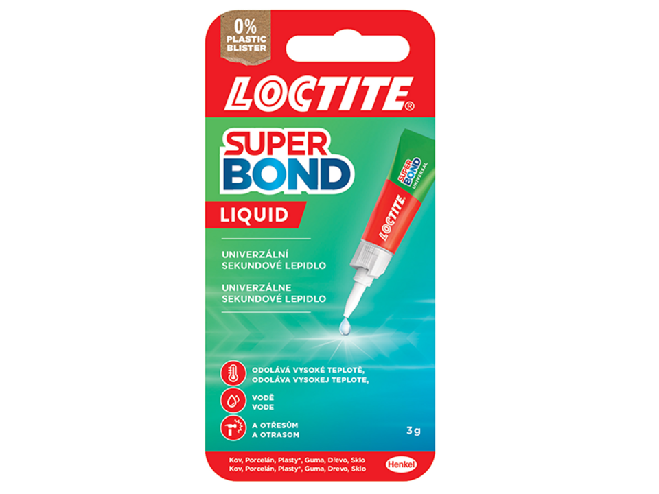 Lepidlo Loctite Super Bond Liquid 3g | UNI HOBBY - rozumíme českým kutilům