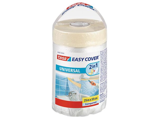 Zakrývací fólie s malířskou páskou Easy Cover Universal, 25m x 550mm ...