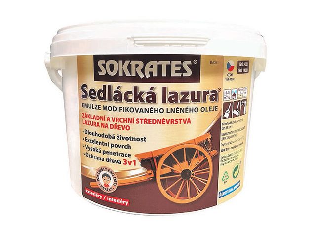 Lazura středněvrstvá Sedlácká 2 kg | UNI HOBBY - rozumíme českým kutilům