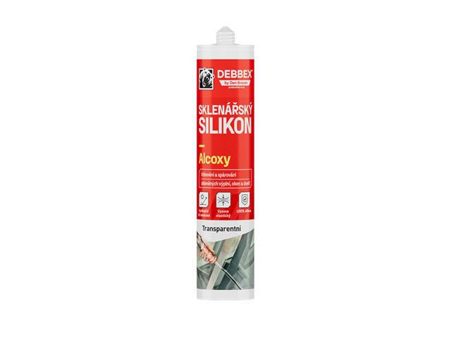 Silikon sklenářský Alcoxy transparentní 280ml | UNI HOBBY - rozumíme ...