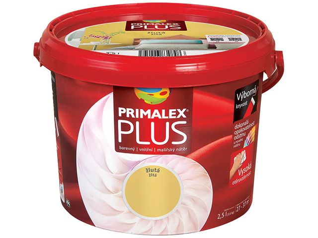 Primalex Plus Žlutá (2,5l) | UNI HOBBY - rozumíme českým kutilům